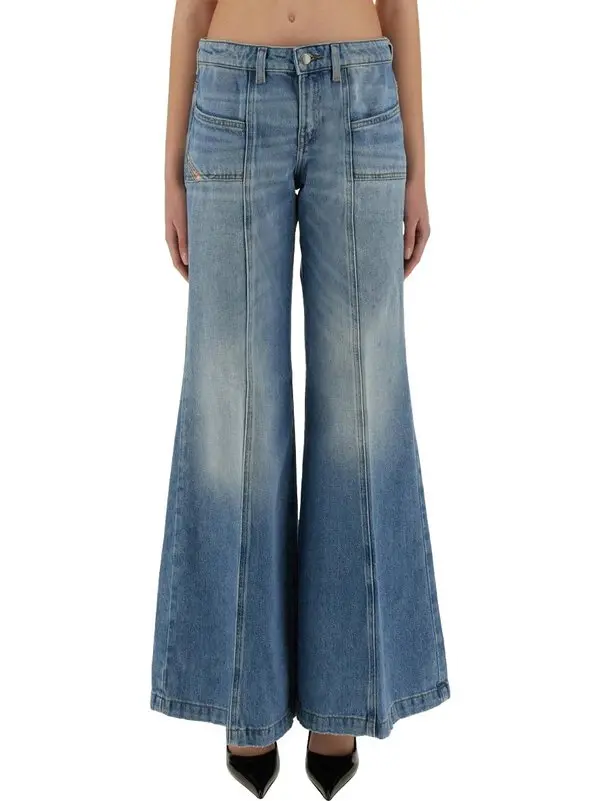 DIESEL® Flare Fit Jeans - Denim