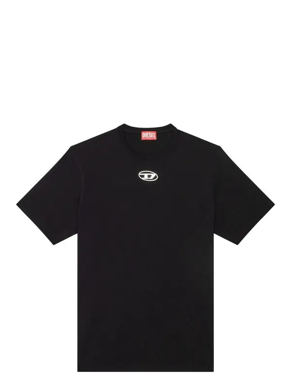 DIESEL® Metallic Oval D T-shirt Size For - Nero