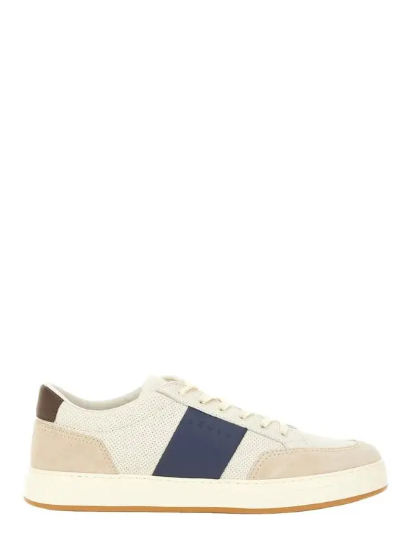 Hogan Suede And Fabric Sneakers - Multicolour