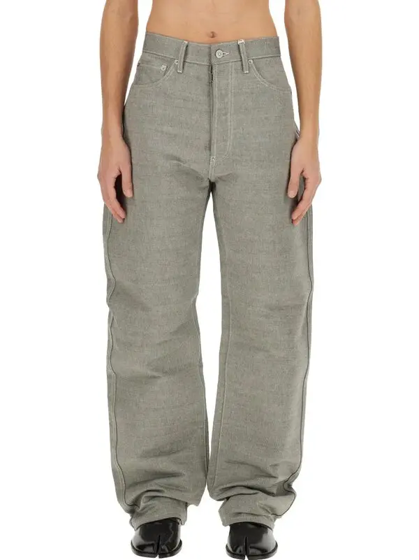 MAISON MARGIELA Straight Leg Five-pocket Jeans - Denim