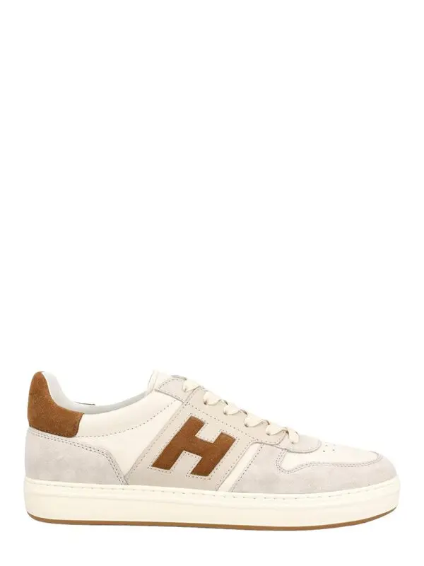 Hogan Low-top Leather Sneakers - Grey