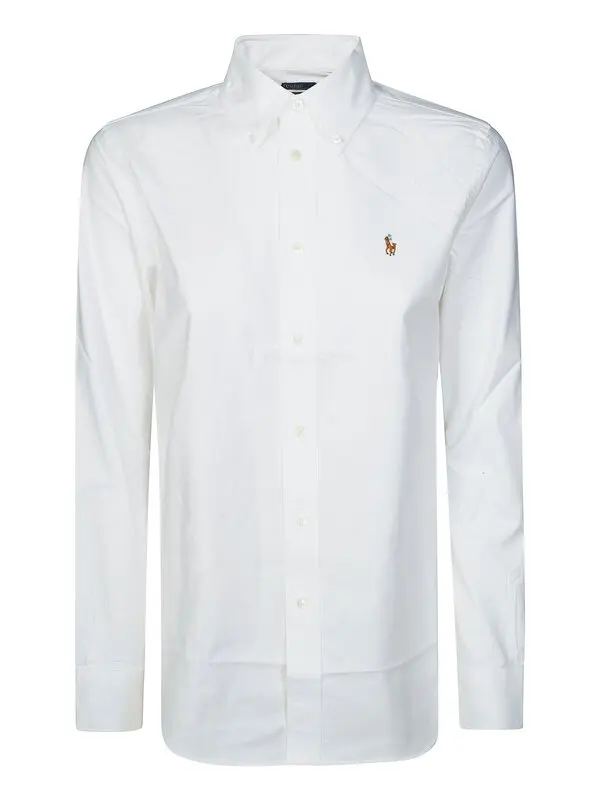 Polo Ralph Lauren Classic Fit Cotton Oxford Shirt - Bianco