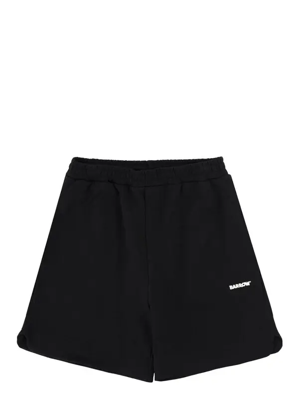 BARROW Cotton Jersey Sweat Shorts - Black