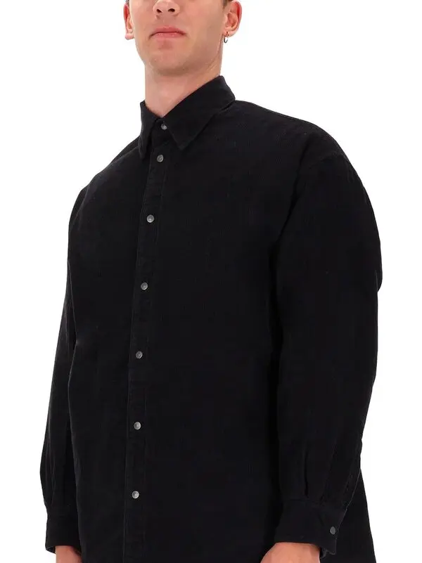 DIESEL® Corduroy Button-up Shirt - Black