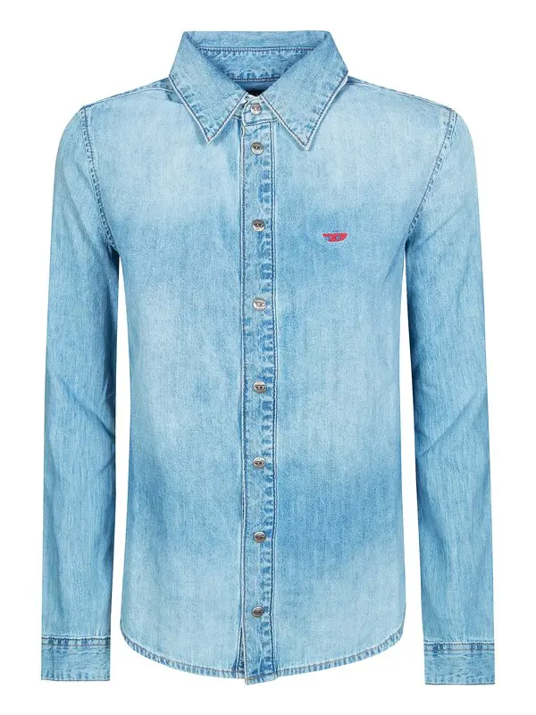 DIESEL® Blue Denim Shirt - Blu