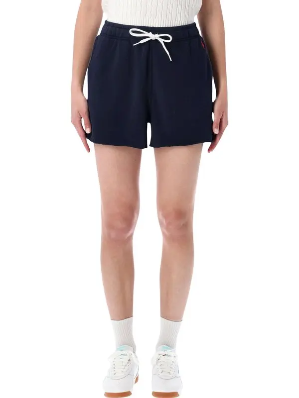 Polo Ralph Lauren Cotton-blend Fleece Drawstring Shorts - Hunter Navy