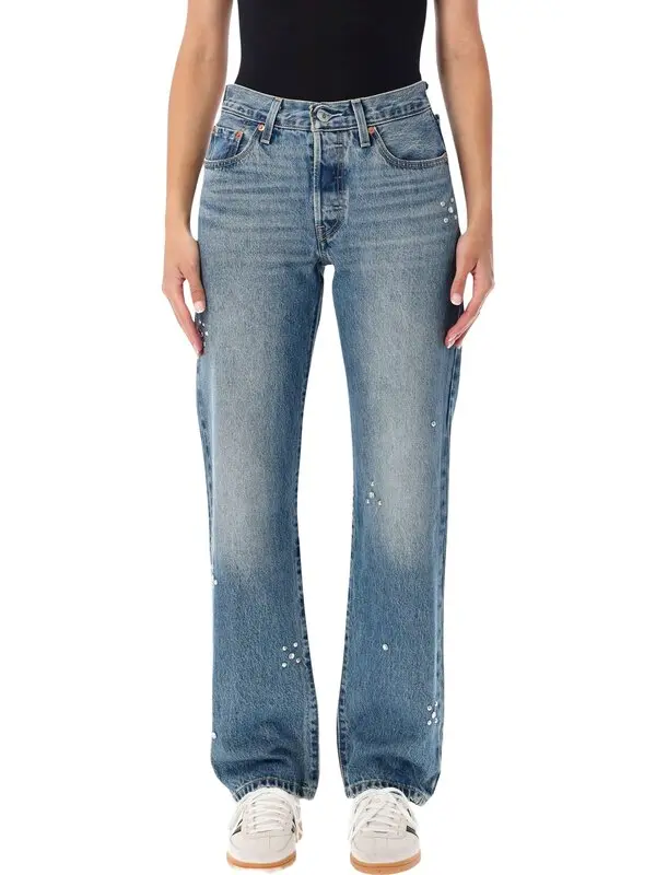 LEVI'S 501 '90s Straight Leg Jeans Size - Blu