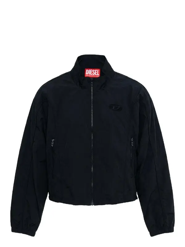 DIESEL® Logo Zip-up Jacket - Nero