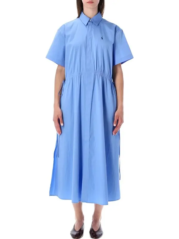 Polo Ralph Lauren Classic Cotton Shirt Dress - Clsc Blu