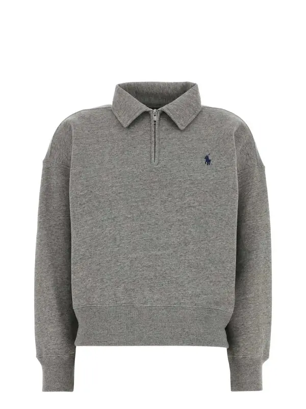 Polo Ralph Lauren Quarter-zip Pocket Sweater - Grigio