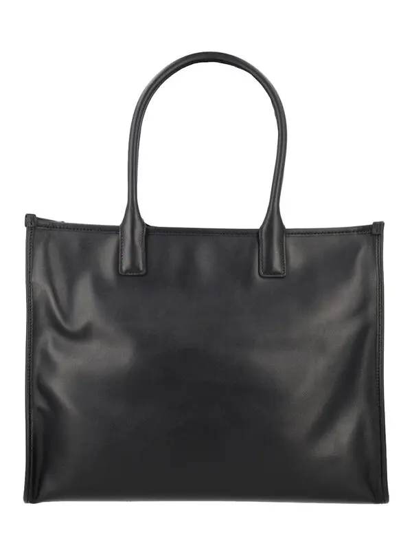 Versace La Medusa Large Canvas Tote - Black