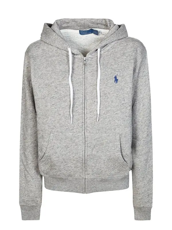 Polo Ralph Lauren Full Zip Hooded Sweatshirt - Grigio