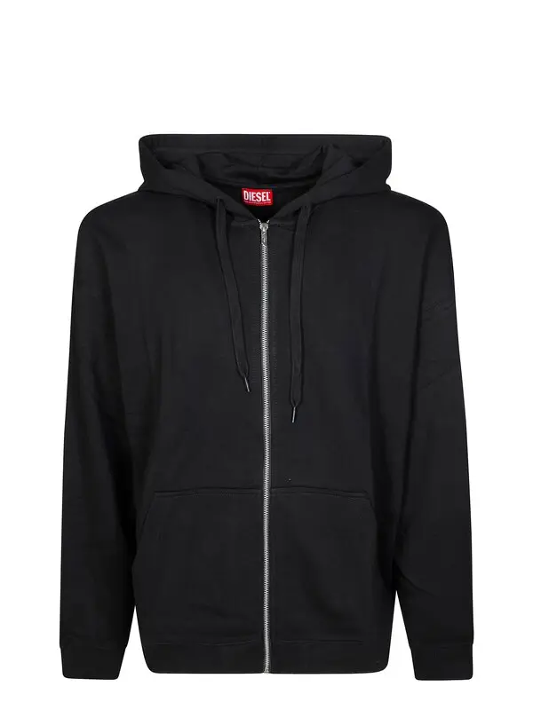 DIESEL® Boxed Zip Sweatshirt - Nero