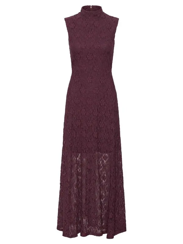 ROTATE BY BIRGER CHRISTENSEN High Neckline Mini Dress - Rosso