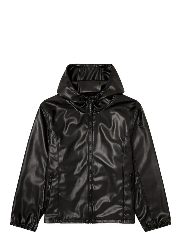 DIESEL® Mini Hives" Hooded Jacket Ss26 - Black