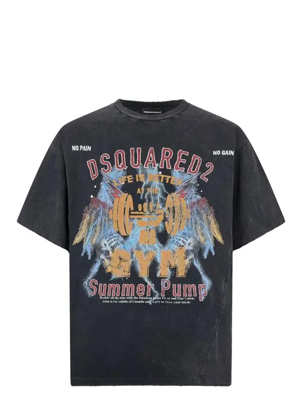 Dsquared2 Rock Wash Iron Fit T-shirt - Black