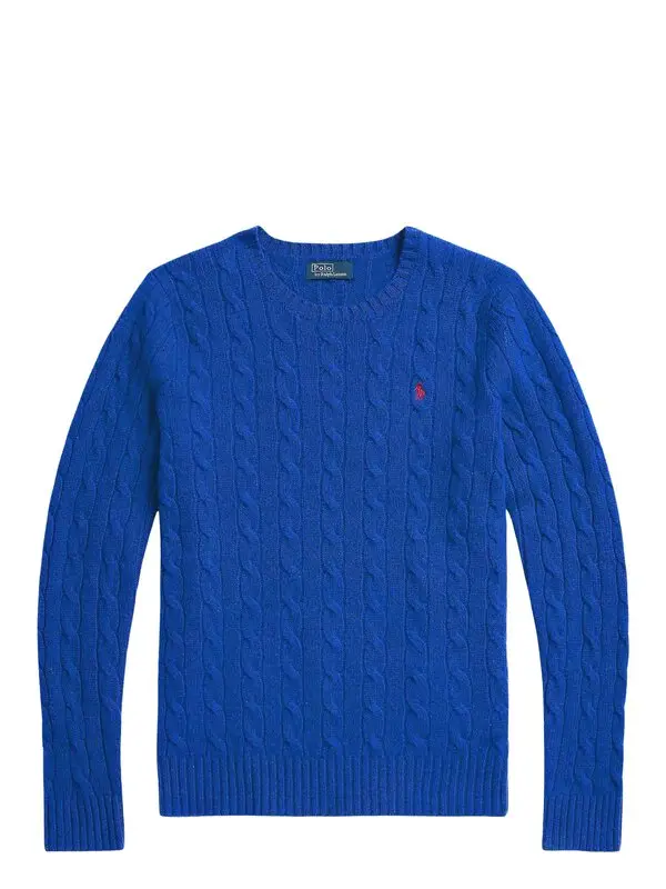 Ralph Lauren Cable-knit Crewneck Sweater - Navy