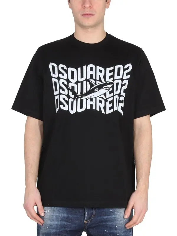 Dsquared2 Logo-print T-shirt - Black
