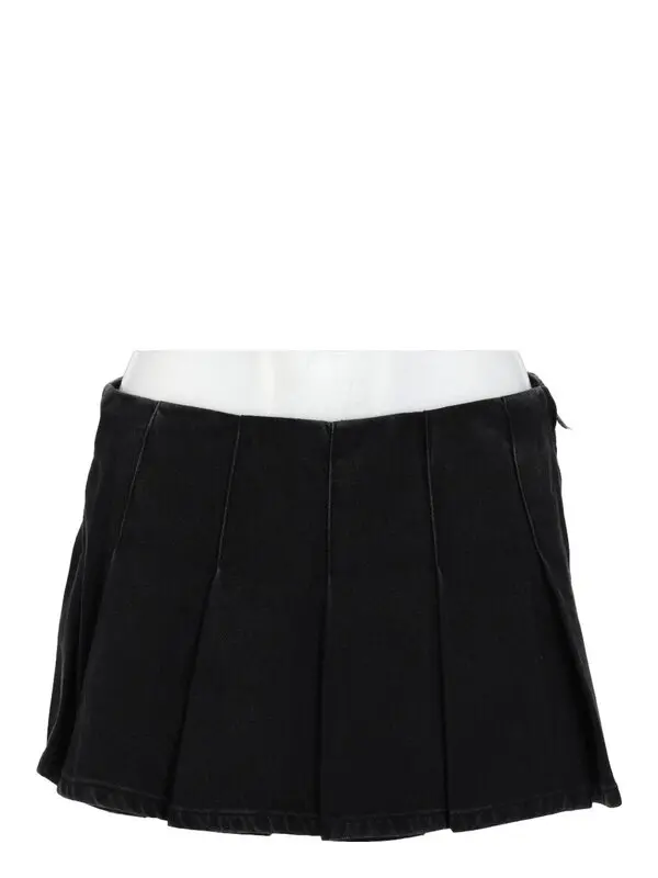 DIESEL® Pleated Mini Skort - Black