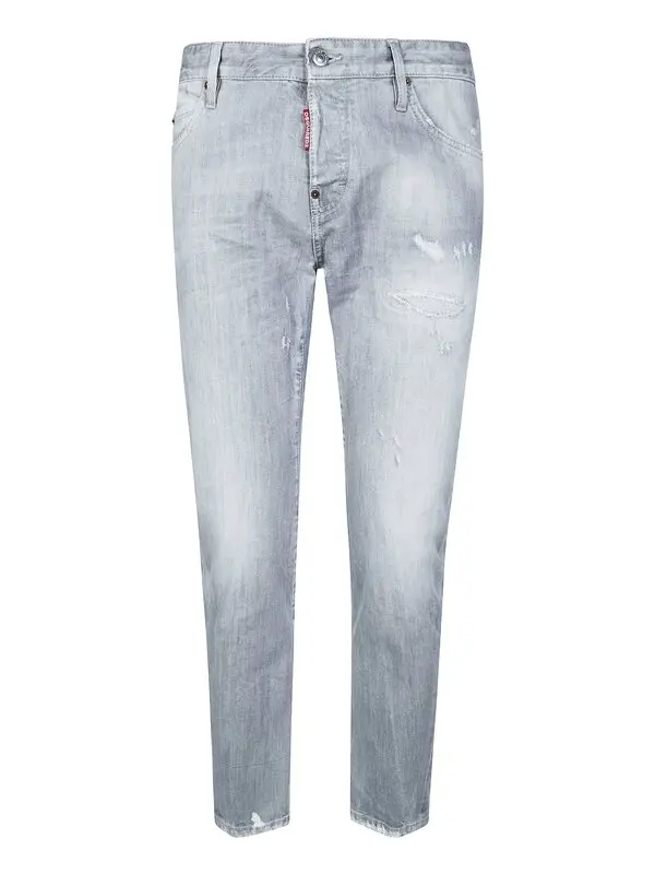 Dsquared2 Brushed Slim Twist Jeans - Grigio