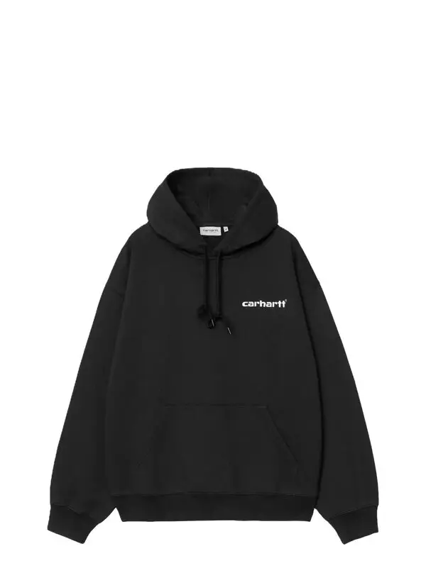 Carhartt Work In Progress Embroidered Logo Hoodie - Black