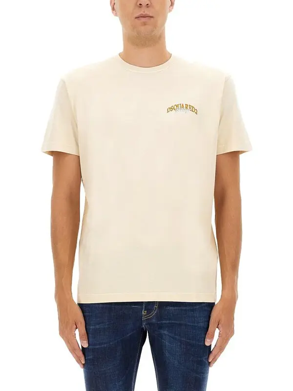 Dsquared2 Cool Fit Heritage T-shirt - Beige