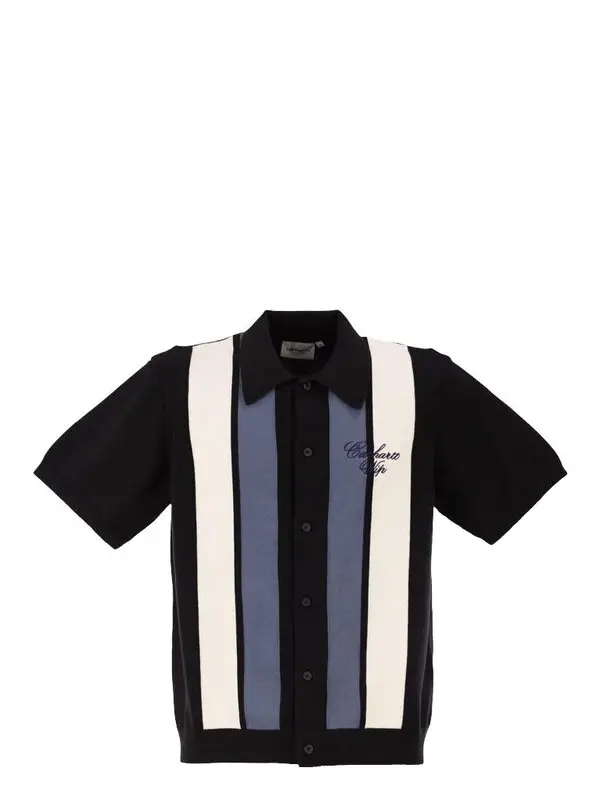 Carhartt Work In Progress Short Sleeve Mello Knit Shirt - Melloblack