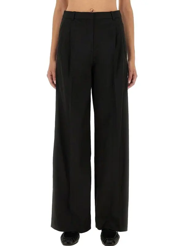 THE GARMENT Pluto Wide Leg Trousers - Black