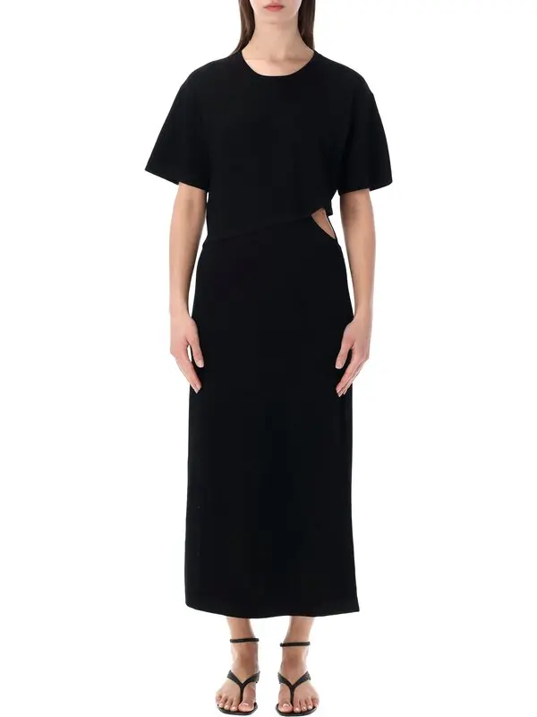 THE GARMENT Madison Cut Out Midi Dress - Black