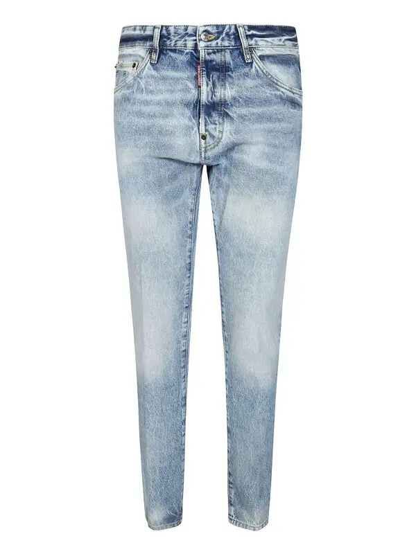 Dsquared2 Teddy Button Wash Trousers - Blu