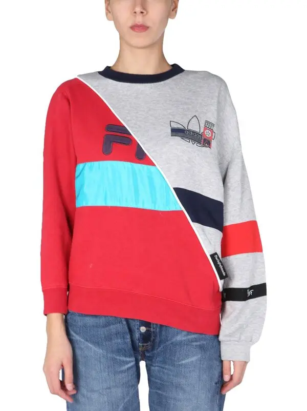 1/OFF PARIS Colourblock Logo Sweatshirt - Multicolour