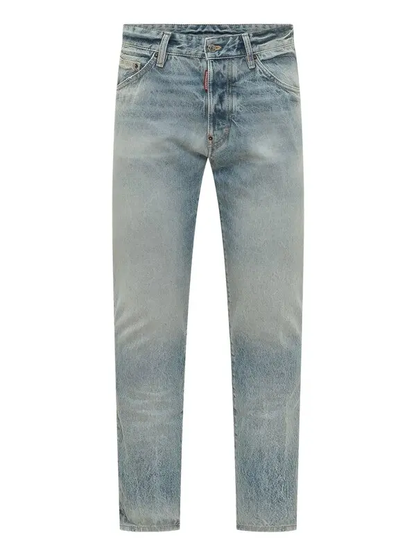 Dsquared2 Slim Faded Effect Jeans - Blue