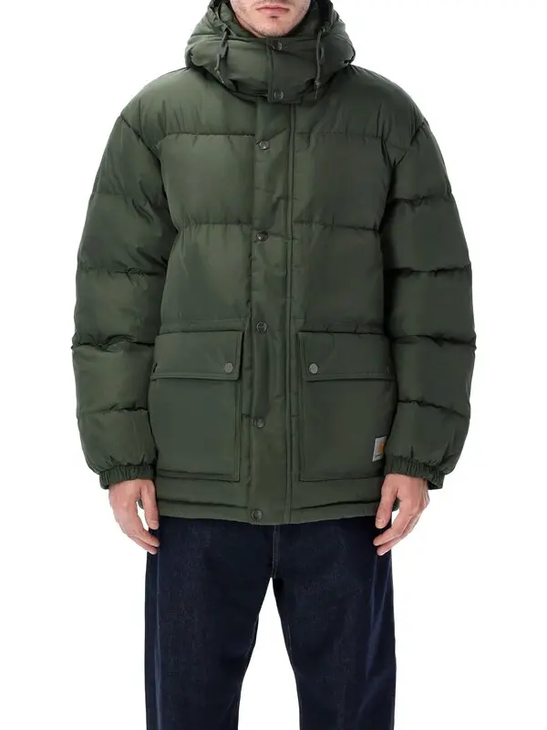 Carhartt Work In Progress Brent Jacket Padded, Hooded, Waterproof - Green