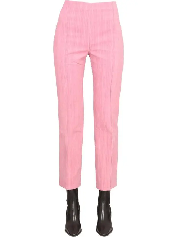 Baum Und Pferdgarten Striped Cotton Trousers - Pink