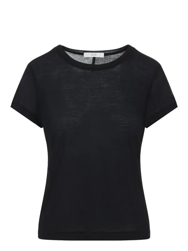 Co 100% Cotton Relaxed Fit T-shirt - Black