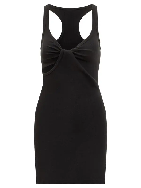 COURREGES Mini Twist Dress - Black