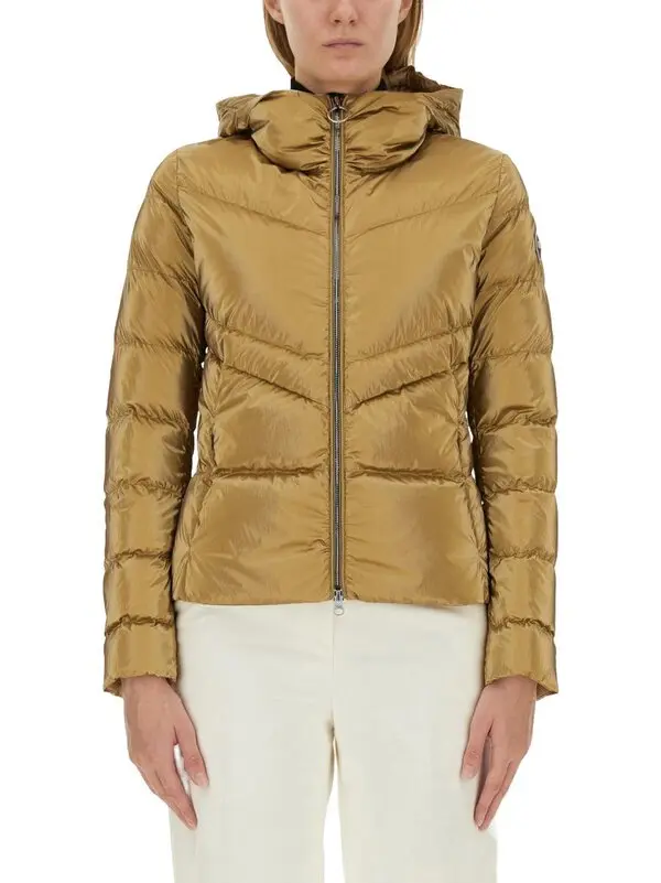 COLMAR Hooded Down Jacket - Gold