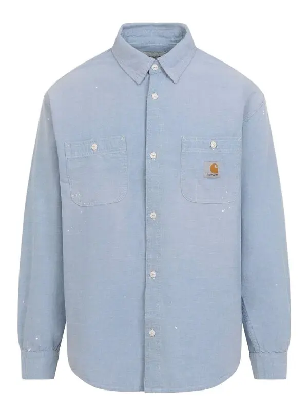 Carhartt Work In Progress Long Sleeve Paintinter Shirt - Blue
