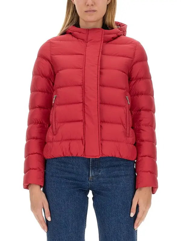 COLMAR Quilted Logo Jacket - Fuchsia