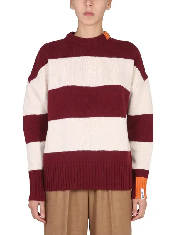 RIGHT FOR Striped Rugby Sweatshirt - Multicolour