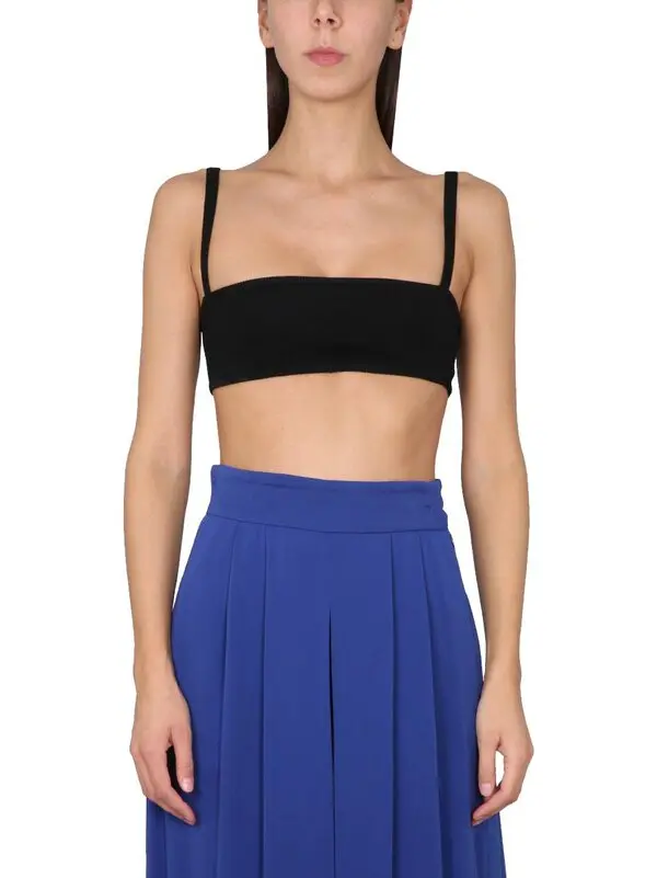 Max Mara Viscose Stelvio Mini Top - Black