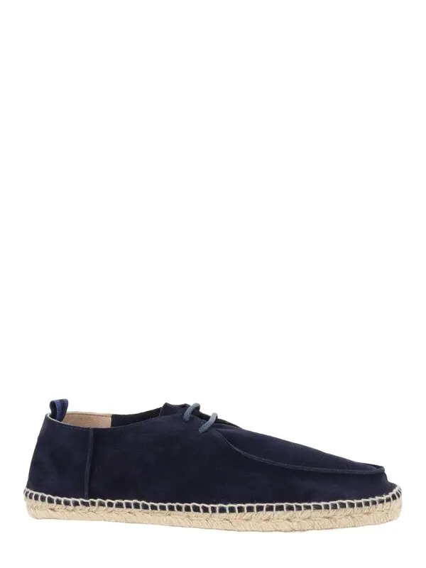 CastaÑer Suede Lace-up Espadrilles - Blue