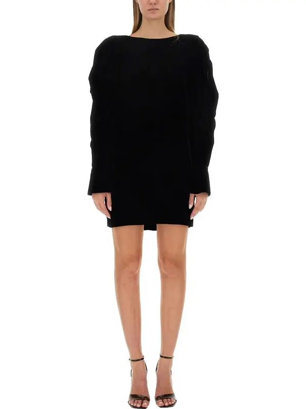 Nina Ricci Slim Fit Mini Dress - Black