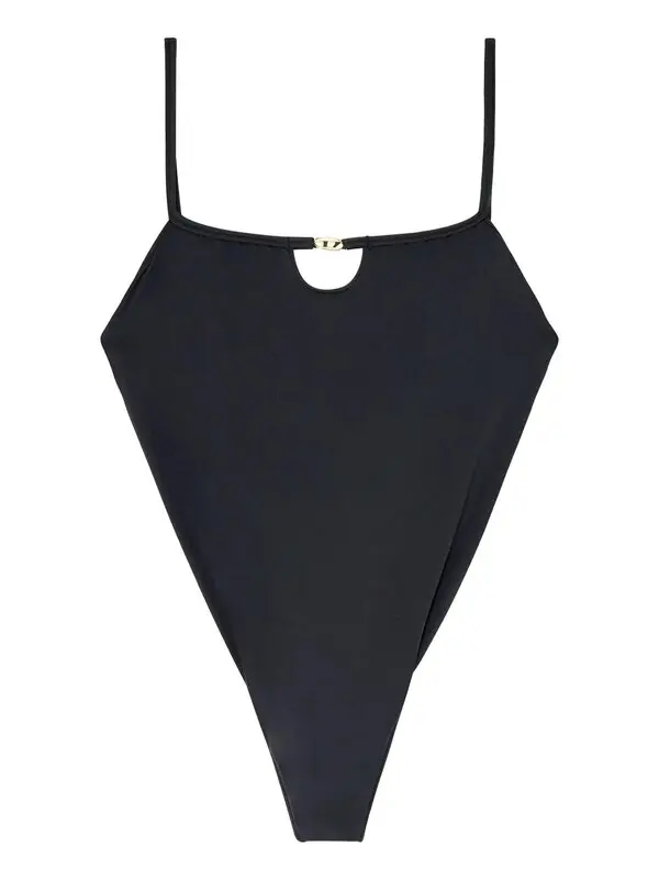 DIESEL® Adjustable Mini Bodysuit With Cut-out Detail - Onyx