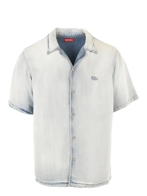 DIESEL® Mini Lightweight Casual Shirt For - Lightblue