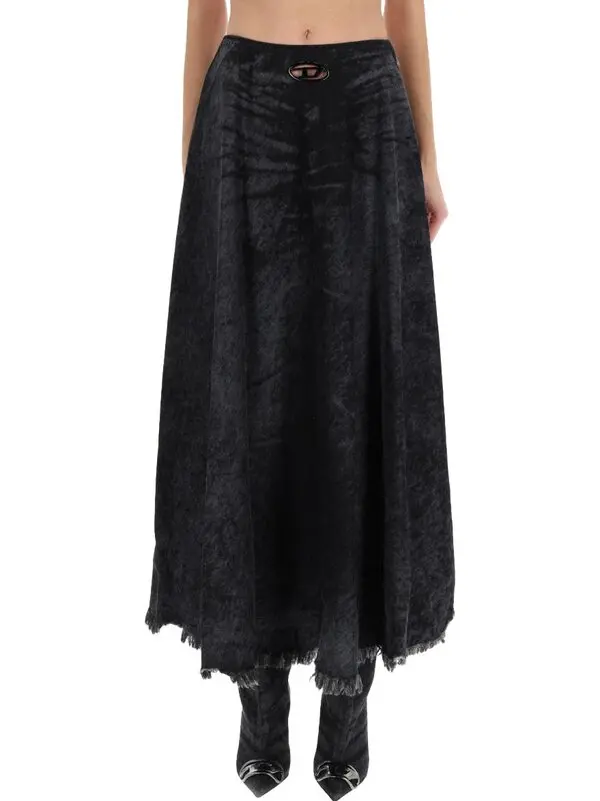 DIESEL® Denim Mini Skirt - Black