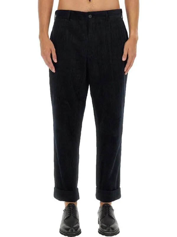 Engineered Garments Velvet Tailored Trousers - Blue