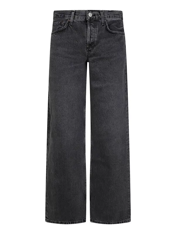 AGOLDE Low Rise Loose Jeans - Nero