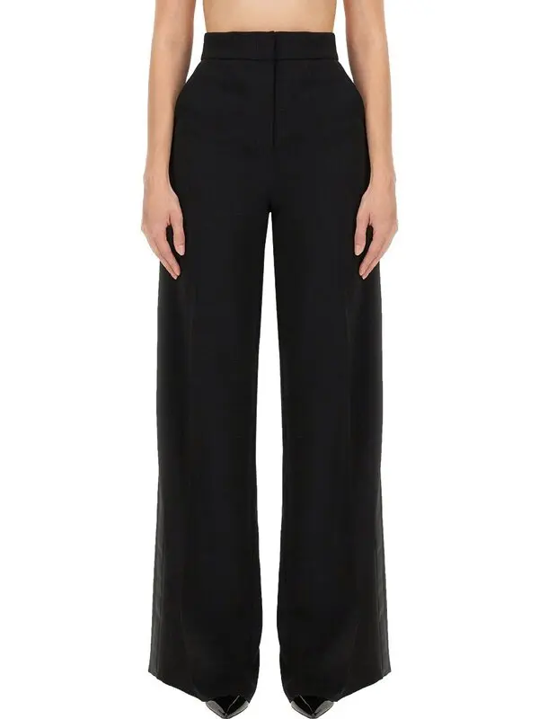 Max Mara High-waisted Tailored Trousers - Black