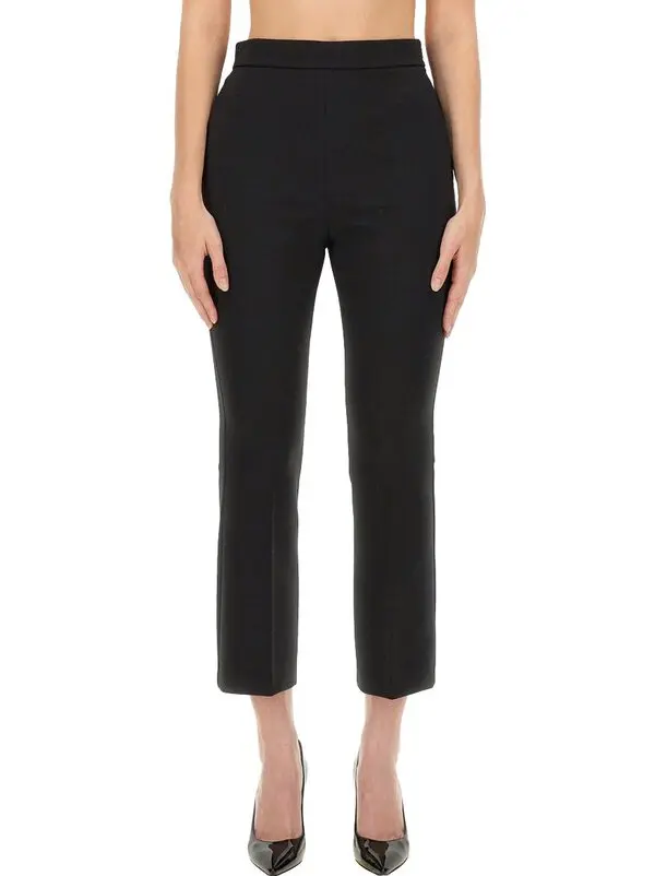 Max Mara Tailored Straight Leg Trousers - Black